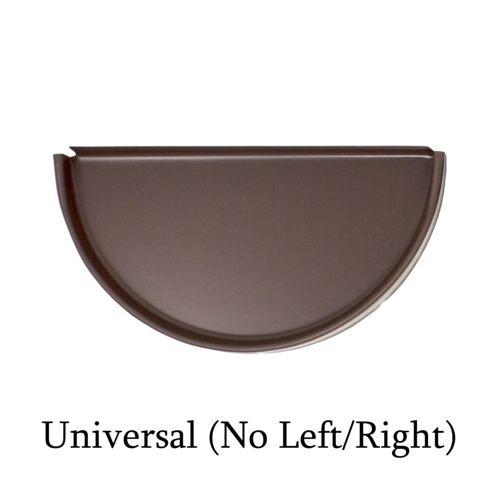 6" Half Round Endcaps (Universal)