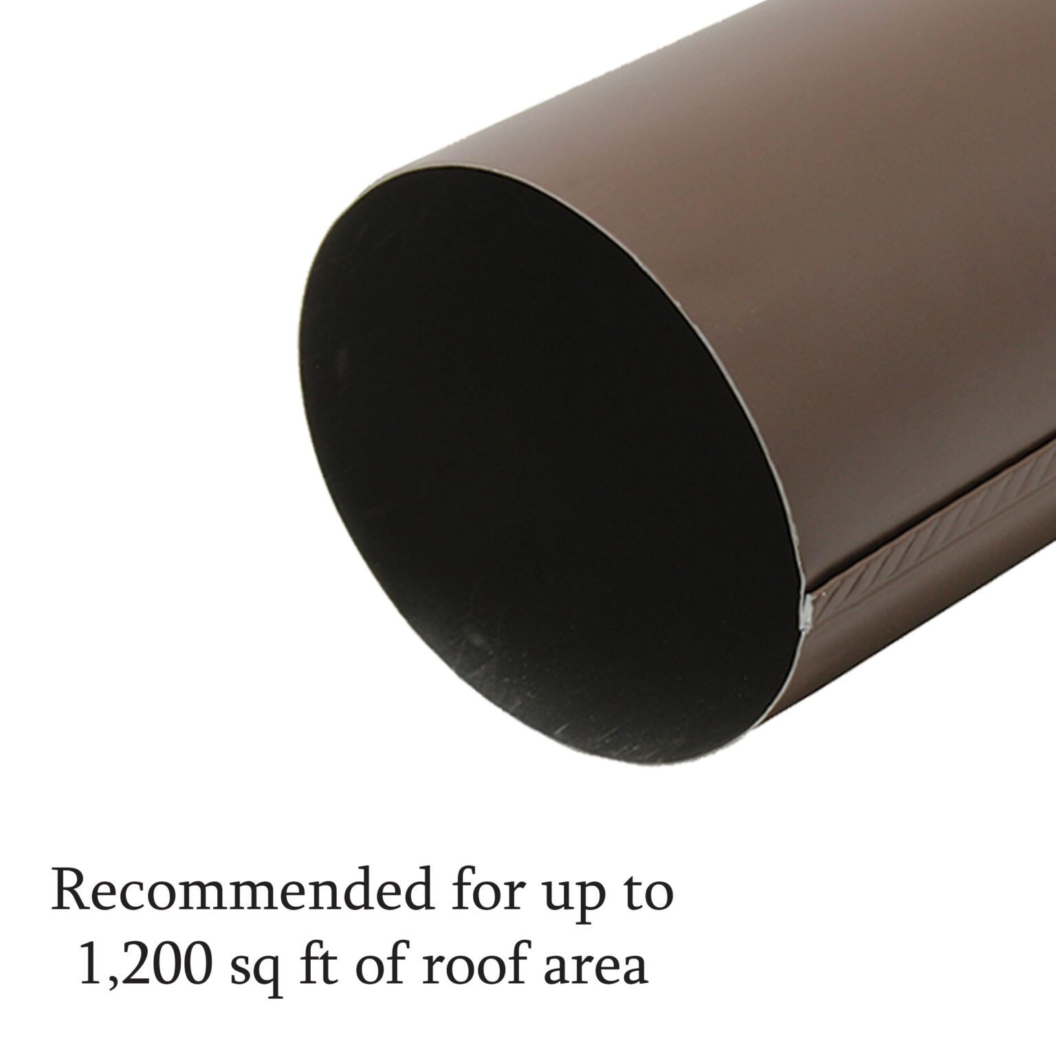 4" Smooth Round Downspout